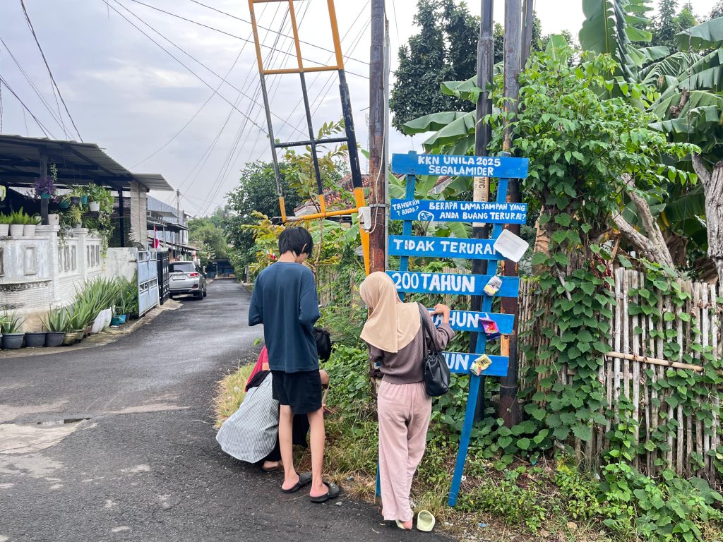 Plang Edukasi Sampah Hadir di Lingkungan 2: Pengingat Nyata untuk Jaga ...