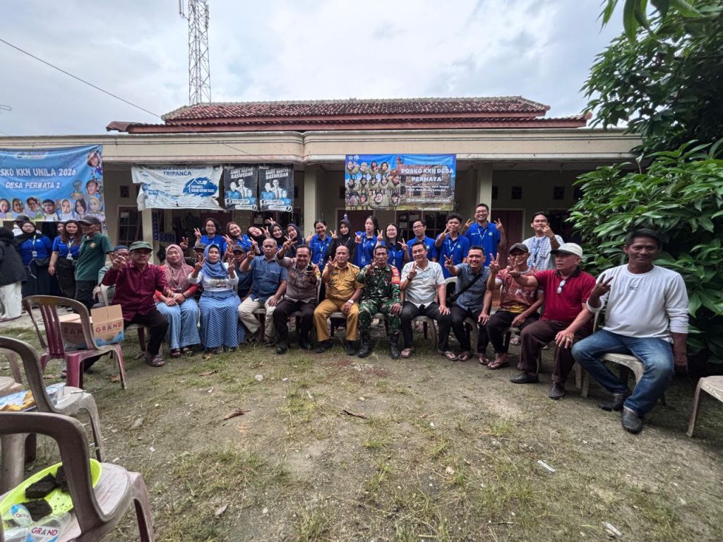 Mahasiswa KKN Universitas Lampung Periode 1 Melakukan Kegiatan ...